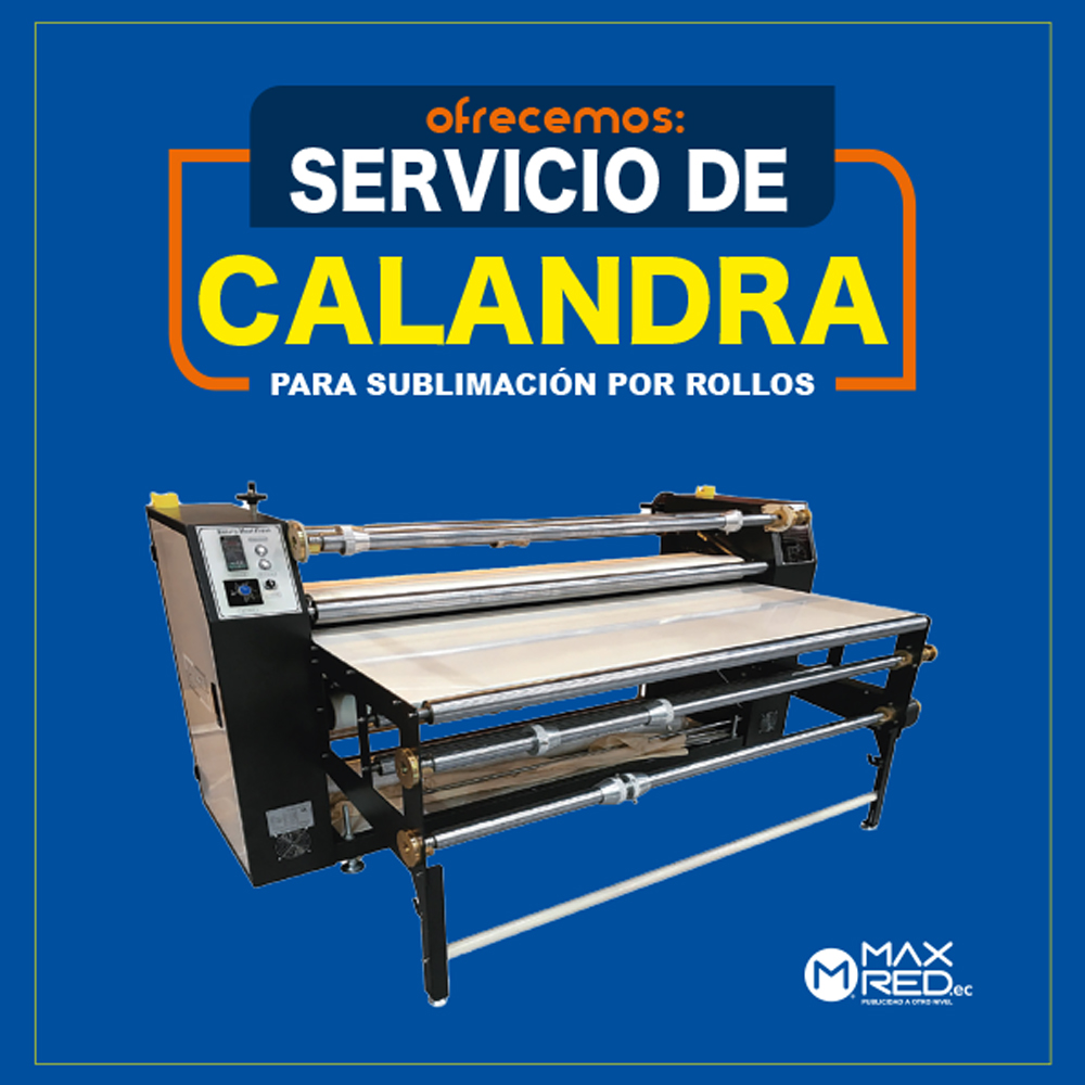 Servicio de Calandra de Sublimación. Desde $1/m2
