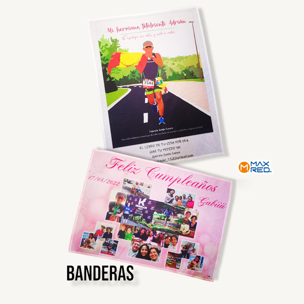 Banderas Sublimadas Personalizadas en Gran Formato