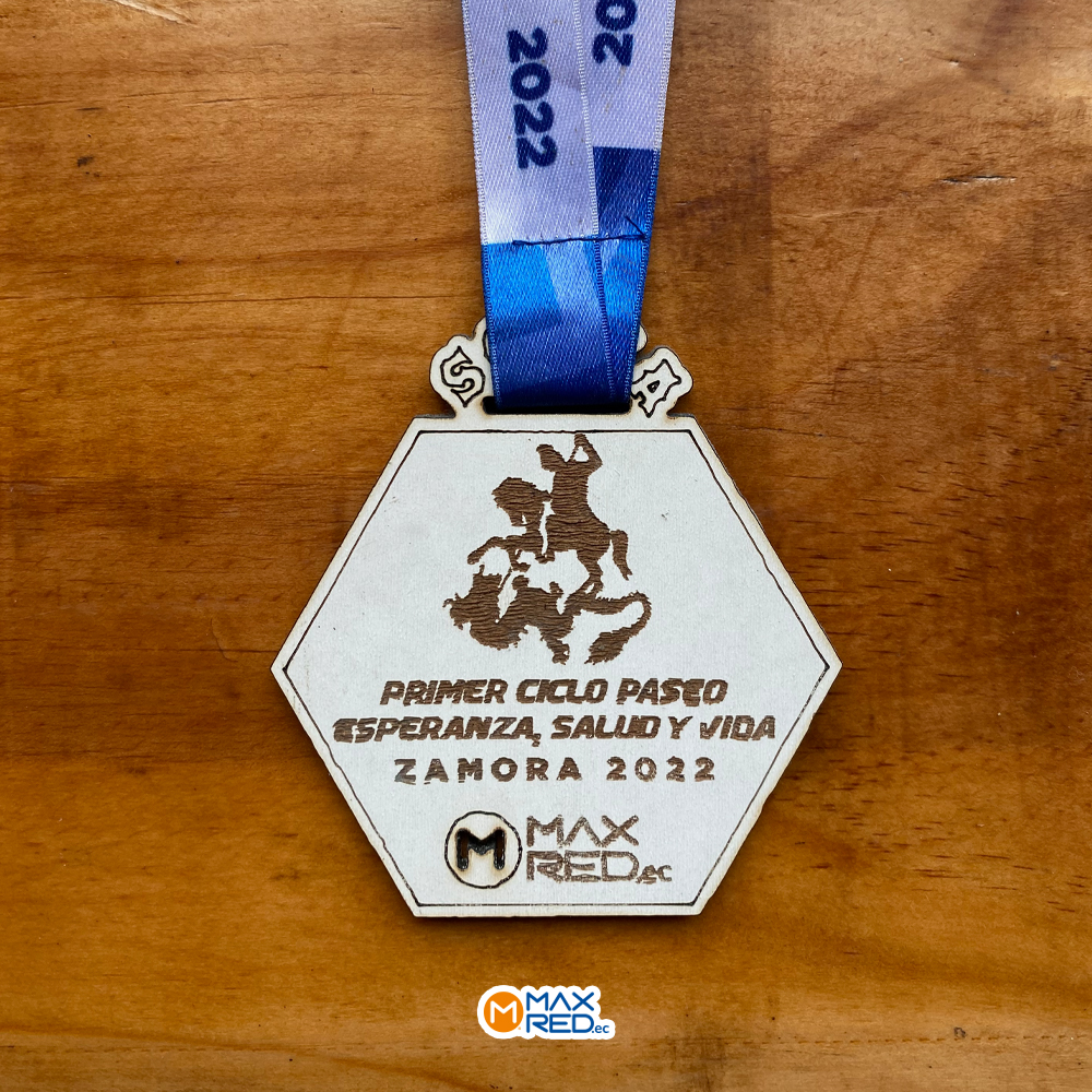 Medallas en MDF con Corte Láser Personalizadas a tu estilo