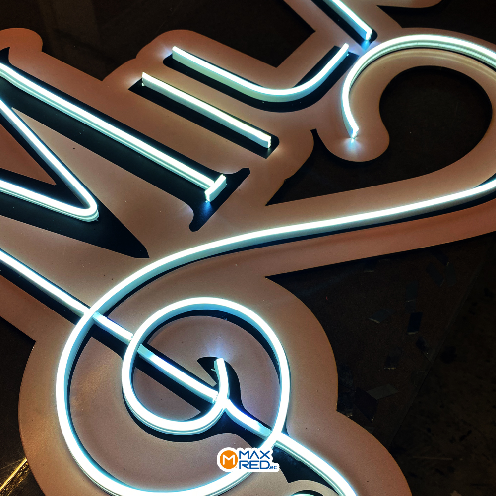 Letreros en Neón LED Personalizados MAXRED