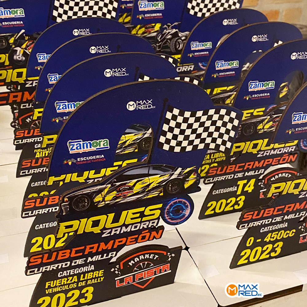 Trofeos en MDF 3mm con Impresión UV – Diseños Únicos